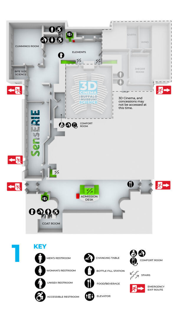 Museum Maps - Buffalo Museum of Science